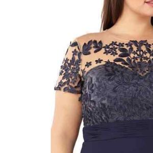 JS Collections | Dresses | Js Collections Floral Embroidered Chiffon ...